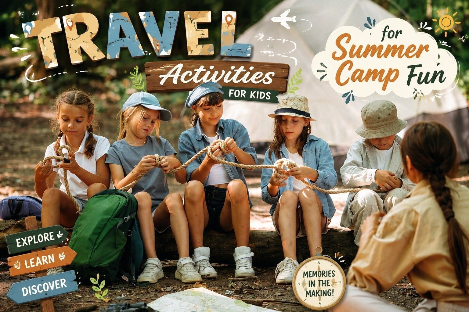 Fun Travel Activities for Kids World Travelers Camp